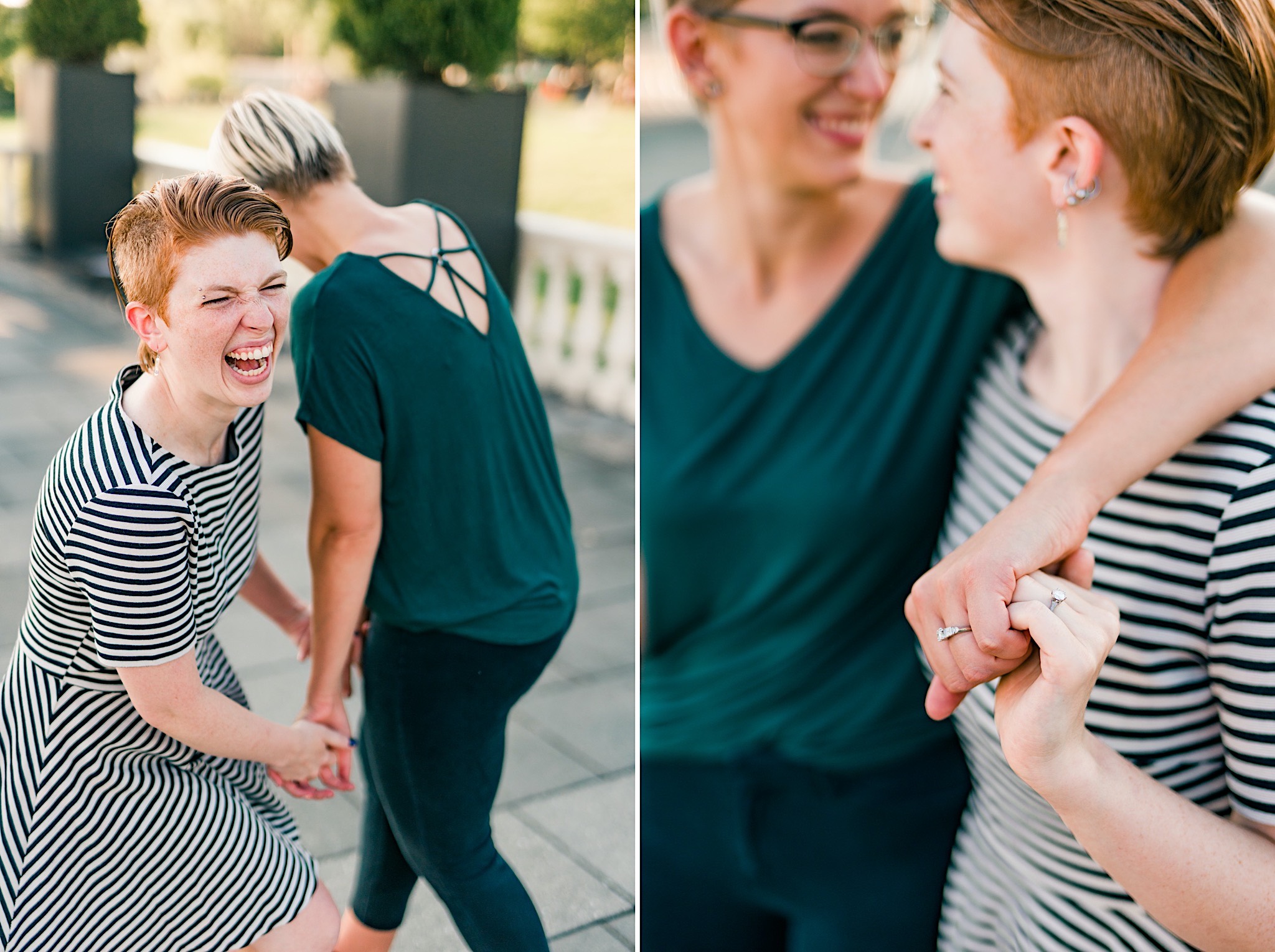 Fairmount Waterworks Park Engagement - Josiah & Steph Photography