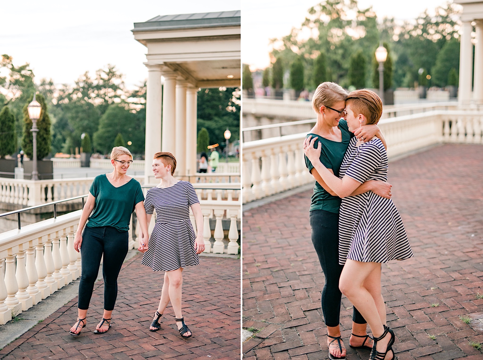 Fairmount Waterworks Park Engagement - Josiah & Steph Photography