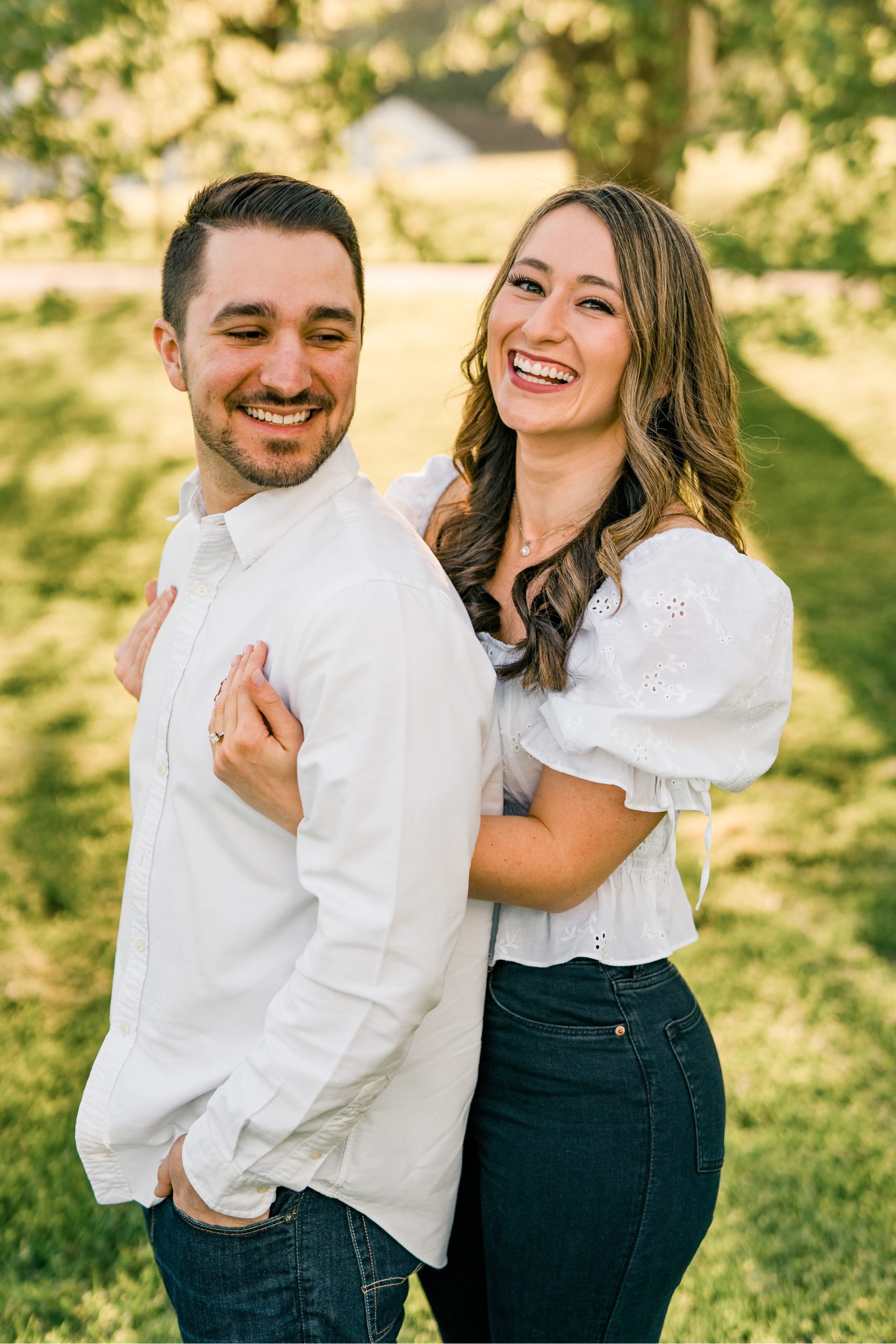 Springtime Valley Forge Engagement Josiah Steph Photography