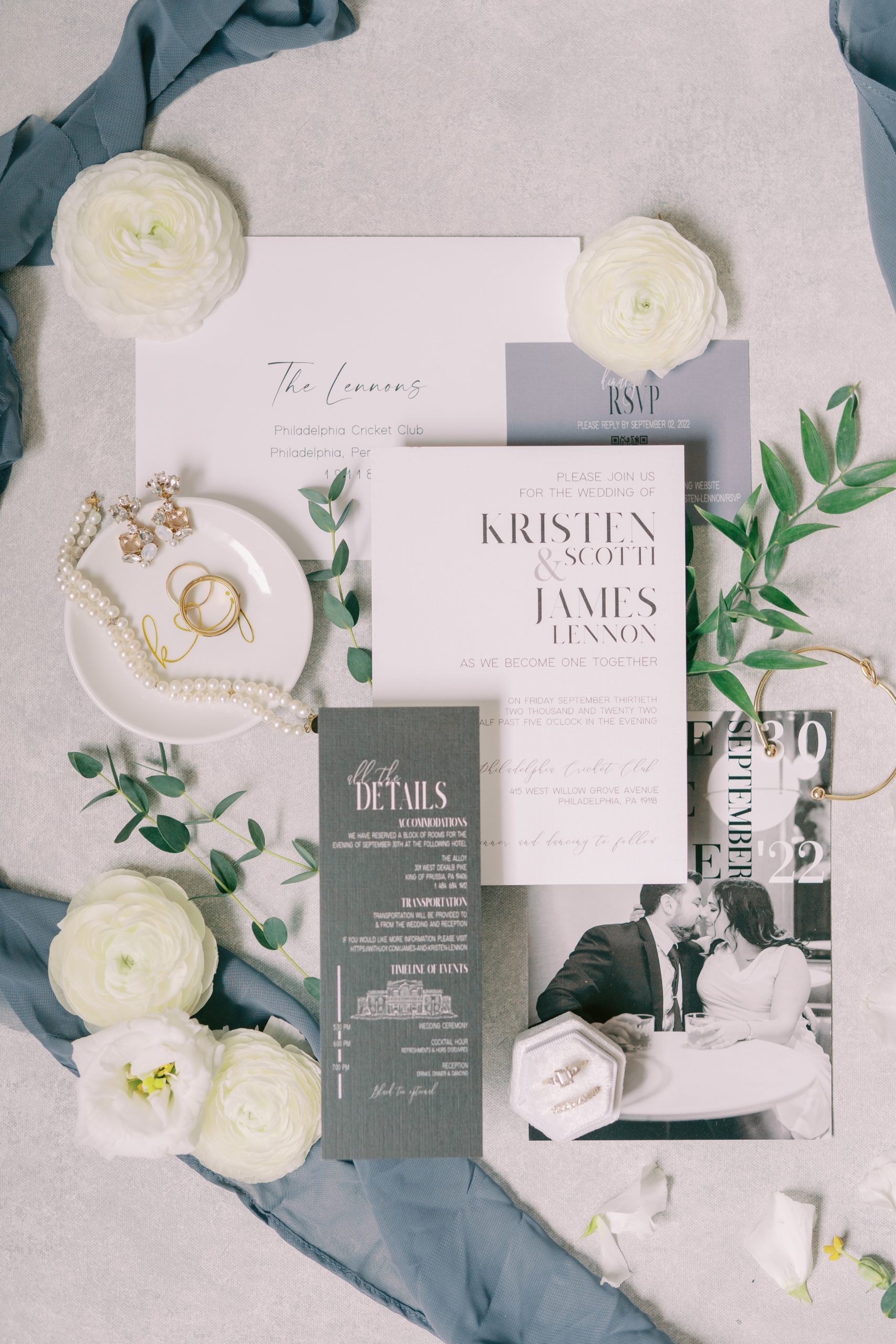 Modern Wedding at The Philadelphia Cricket Club - Josiah & Steph ...